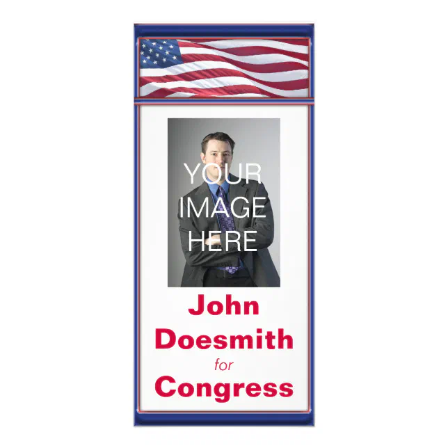 Patriotic Political Campaign Rack Card | Zazzle