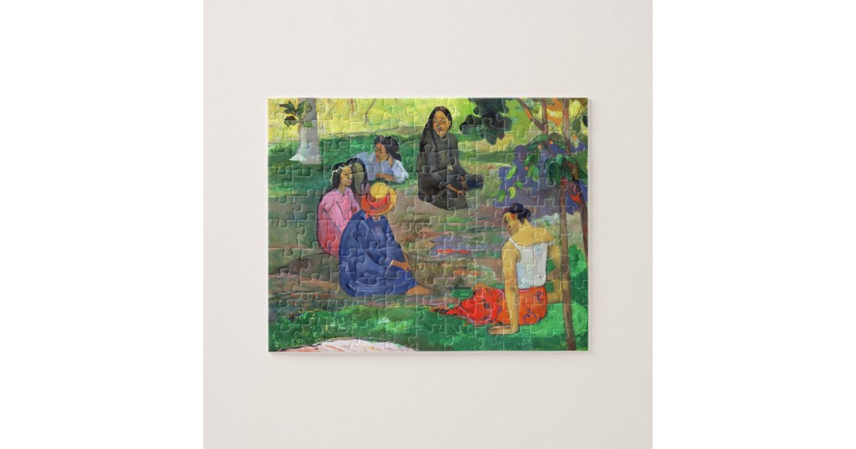 Paul Gauguin | Les Parau Parau (The Gossipers) Jigsaw Puzzle | Zazzle