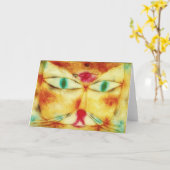Paul Klee Cat and Bird Greeting Card | Zazzle