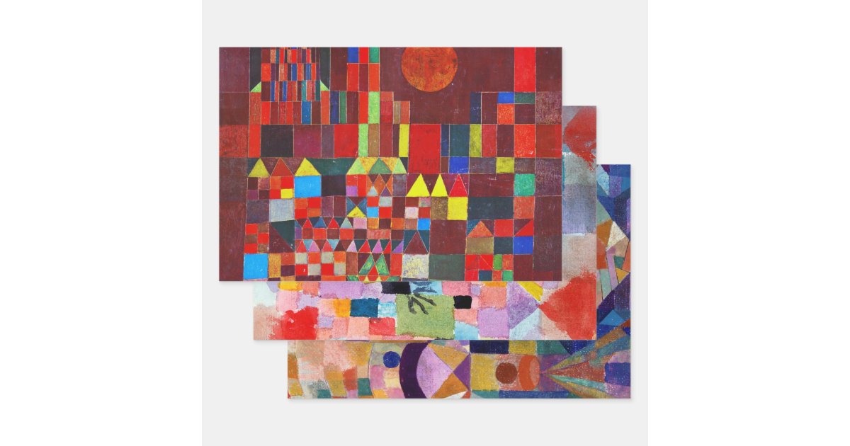 Paul Klee Landscape Wrapping Paper Sheet | Zazzle