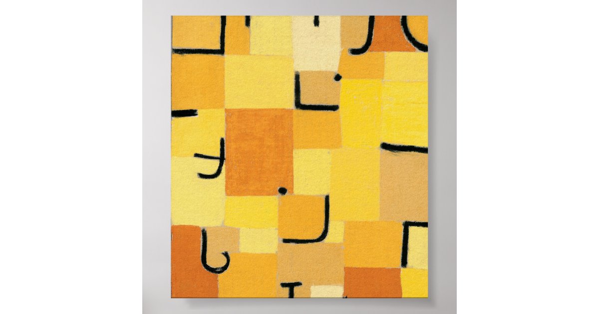 Paul Klee - Signs In Yellow | Zazzle