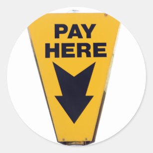 Pay Here Stickers & Labels | Zazzle UK
