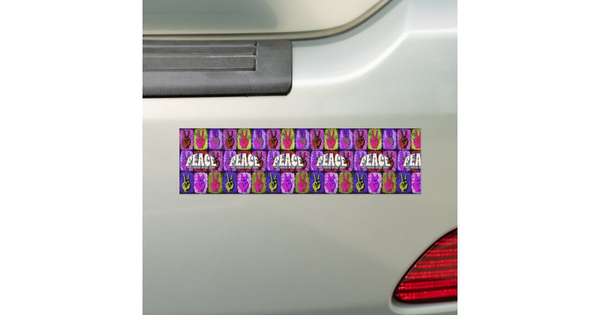 Peace Bumper Sticker | Zazzle