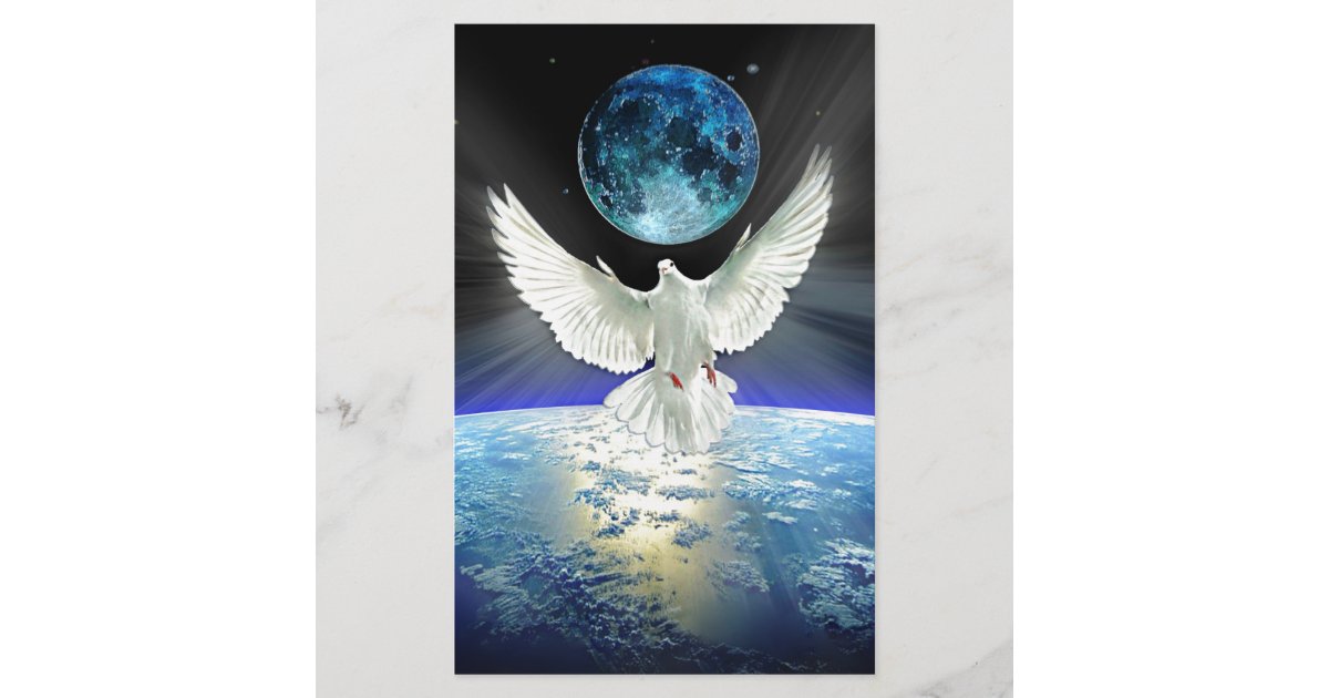 Peace on Earth Dove of Peace Stationery | Zazzle