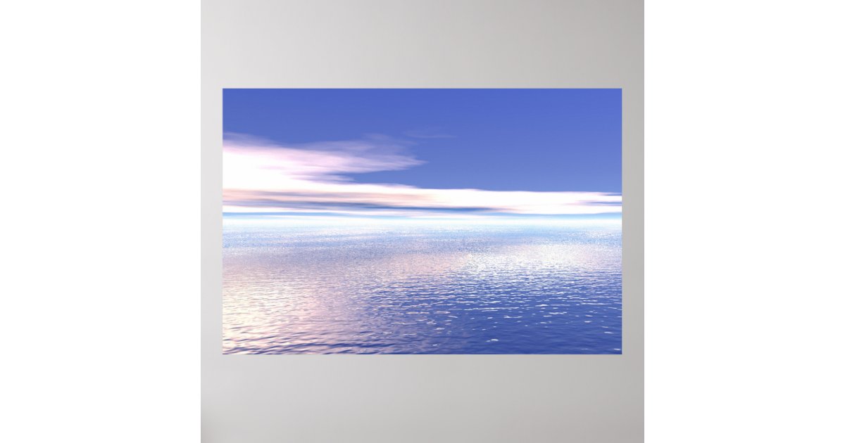 Peaceful Sea Poster | Zazzle