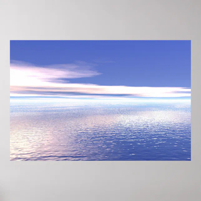 Peaceful Sea Poster | Zazzle