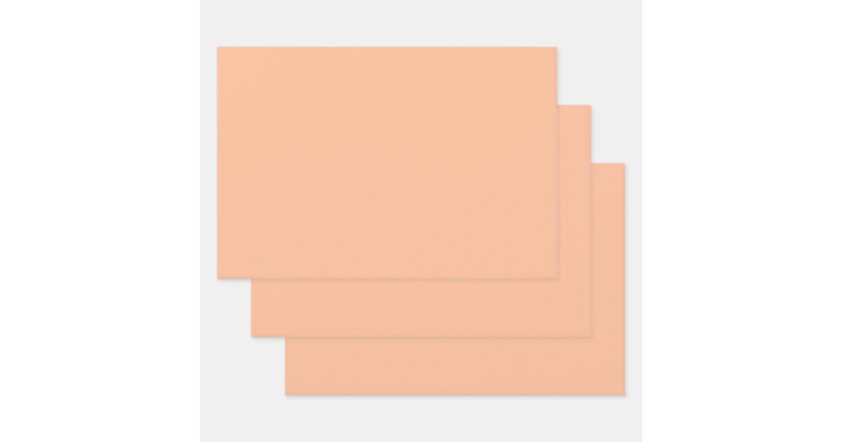 Peach Fuzz Is Beautiful And Desirable Wrapping Paper Sheet | Zazzle