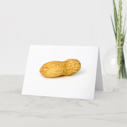 Peanut Card | Zazzle.co.uk