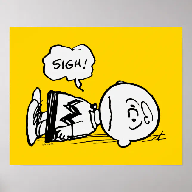 Peanuts | Charlie Brown is Down Poster | Zazzle