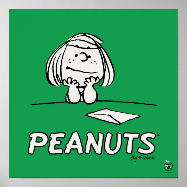 Peanuts | Peppermint Patty Thoughts Poster | Zazzle