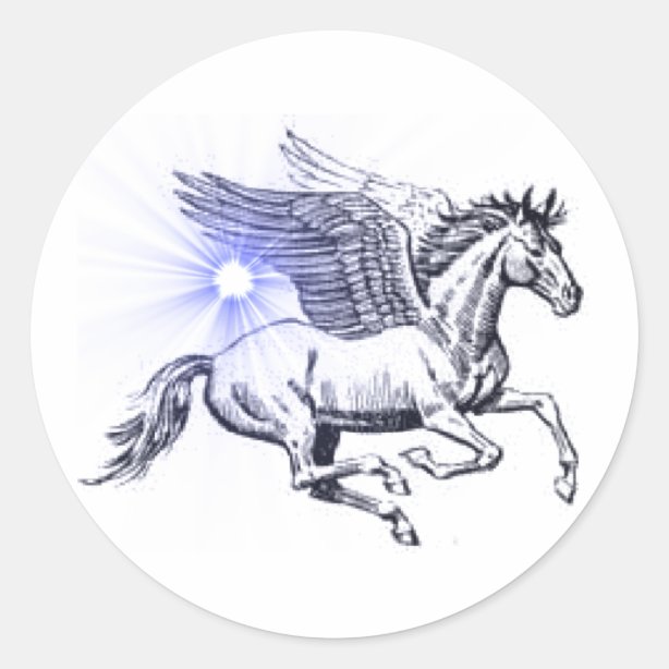 Pegasus Stickers & Labels | Zazzle UK