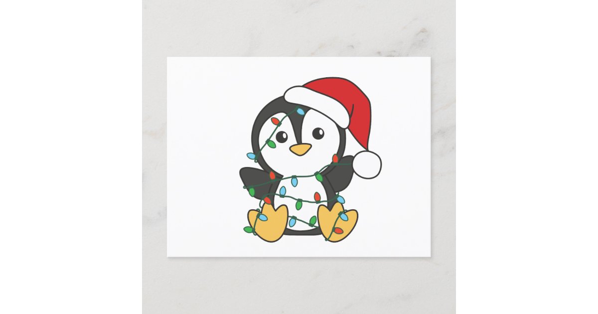 Penguin Christmas Winter Animals Holiday Penguines | Zazzle