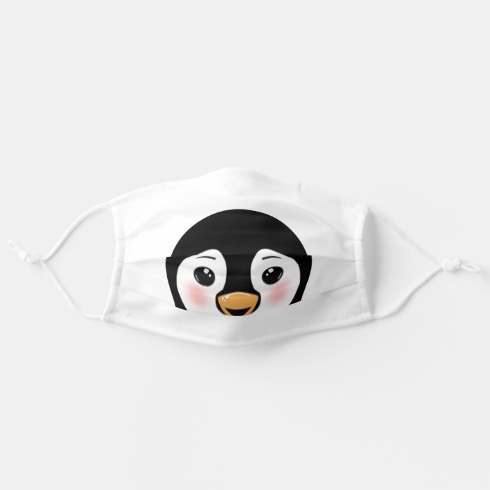 Penguin Face Mask | Zazzle.co.uk