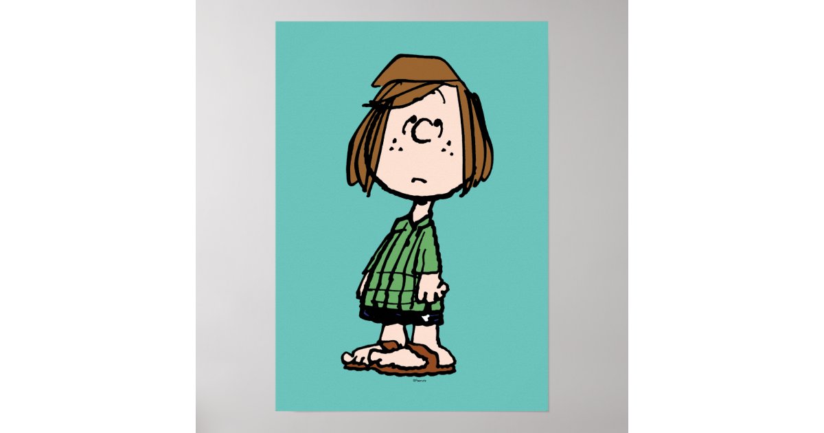 Peppermint Patty Rolling Eyes Poster | Zazzle
