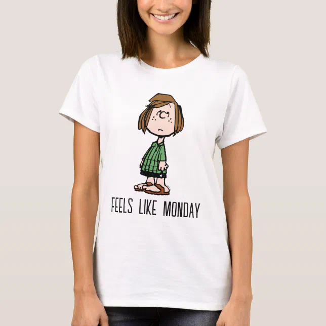 Peppermint Patty Rolling Eyes T-Shirt | Zazzle