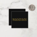 Periodic table Thank you card | Zazzle