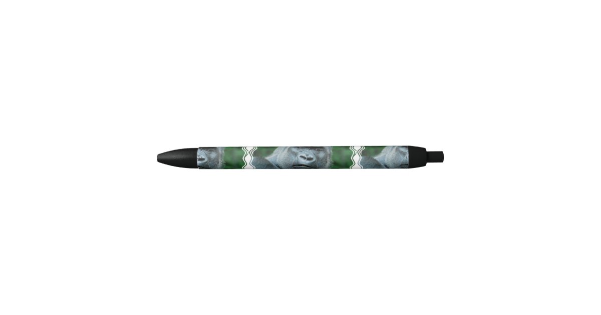 Perplexed Gorilla Black Ink Pen | Zazzle
