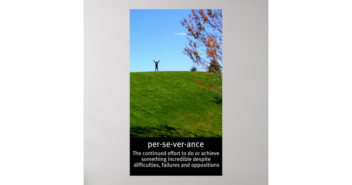 Perseverance Poster | Zazzle
