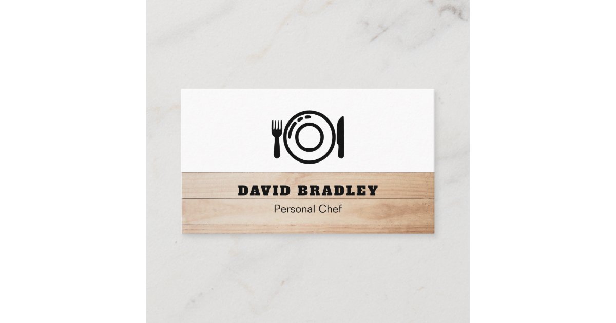 Personal Chef Business Card | Zazzle