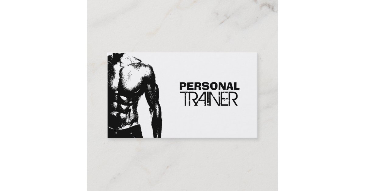 Personal Trainer Business Cards | Zazzle