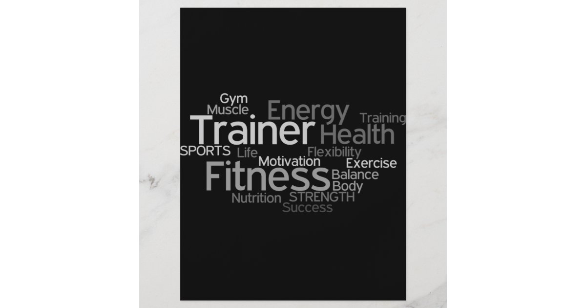 Personal Trainer Flyer | Zazzle