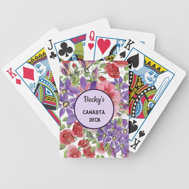 Canasta Playing Cards | Zazzle UK