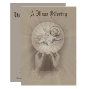 Catholic Mass Cards & Invitations | Zazzle.co.uk