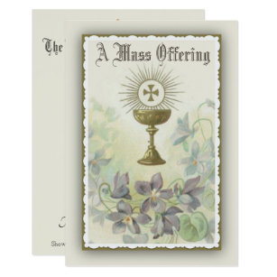 Catholic Mass Cards & Invitations | Zazzle.co.uk