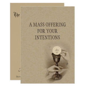 Catholic Mass Cards & Invitations | Zazzle.co.uk