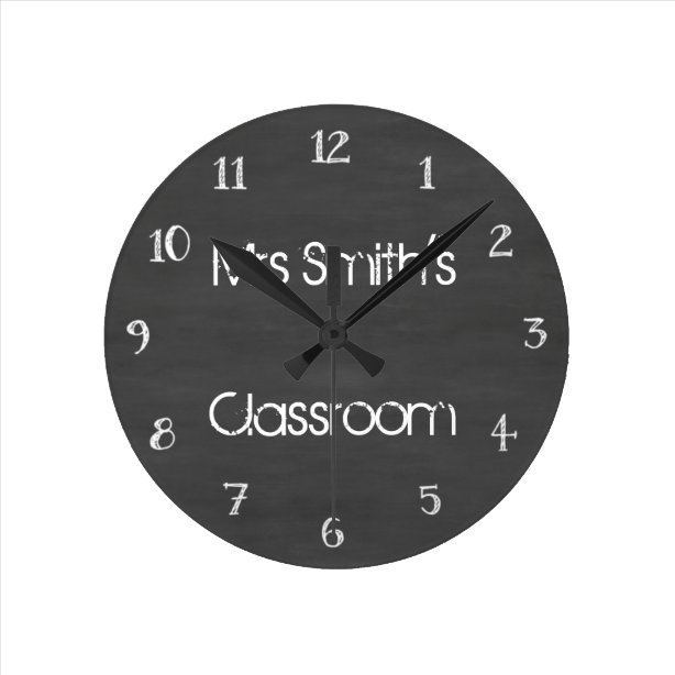 Classroom Wall Clocks | Zazzle UK
