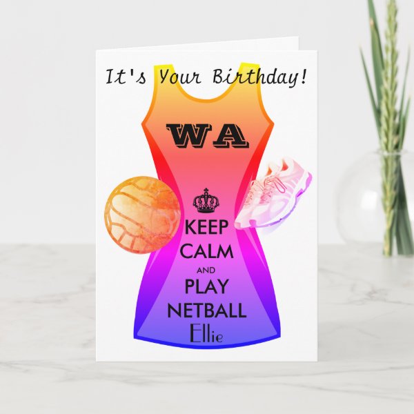 Netball Cards | Zazzle UK
