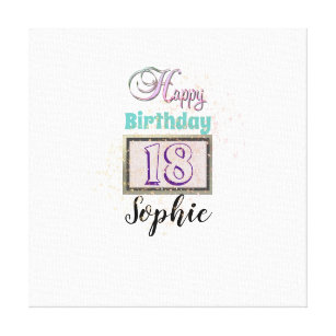 18th Birthday Art & Wall Décor | Zazzle.co.uk