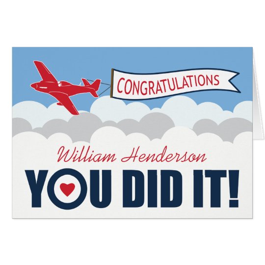 Personalised Passing Out Parade | British RAF Card | Zazzle.co.uk