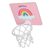 Personalised Rainbow Mini Basketball Hoop | Zazzle