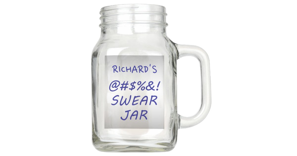 Personalised Swear Jar | Zazzle