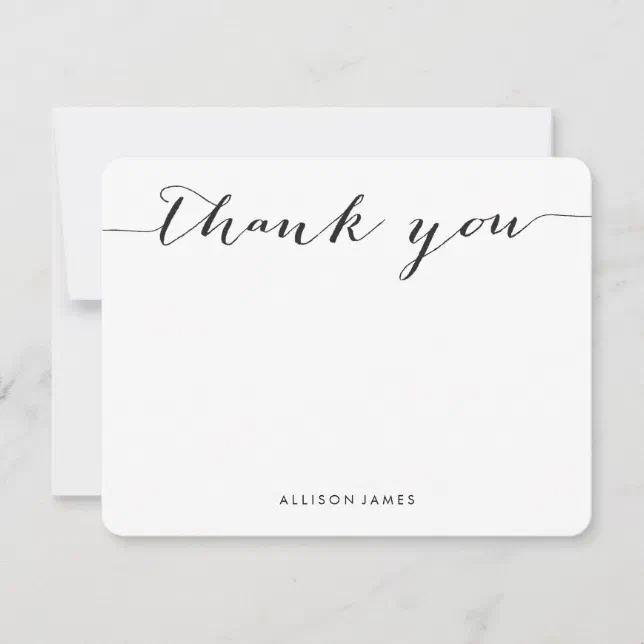 Personalised Thank You Cards | Zazzle