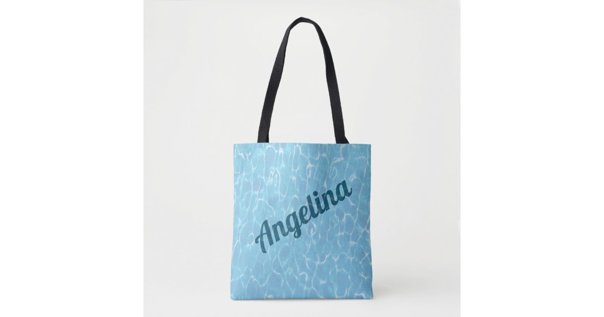 Personalised Under Water Swimming Pool Tote Bag | Zazzle