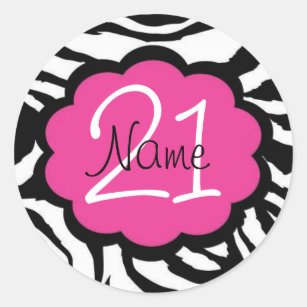21st Birthday Stickers & Labels | Zazzle UK