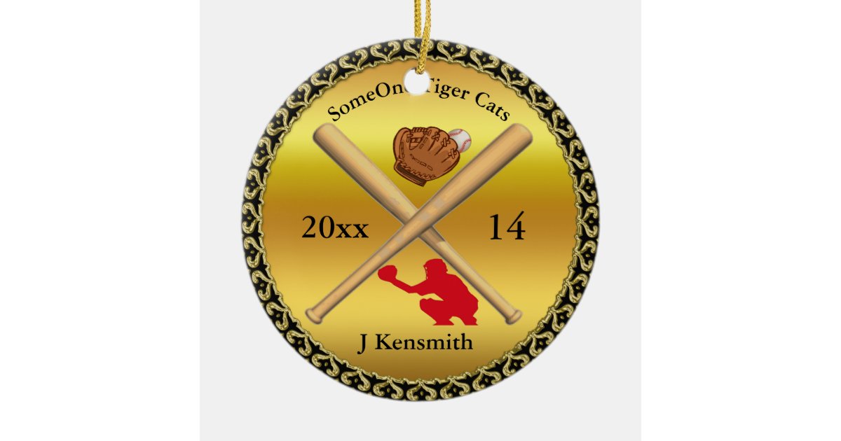 Personalized Baseball Champions League design rd Ceramic Tree ...