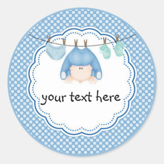 New Baby Boy Stickers | Zazzle.co.uk