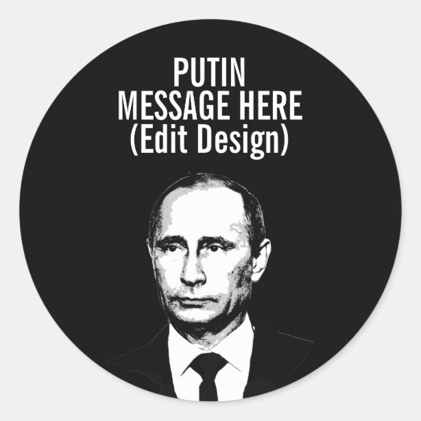 Putin Stickers & Labels | Zazzle UK