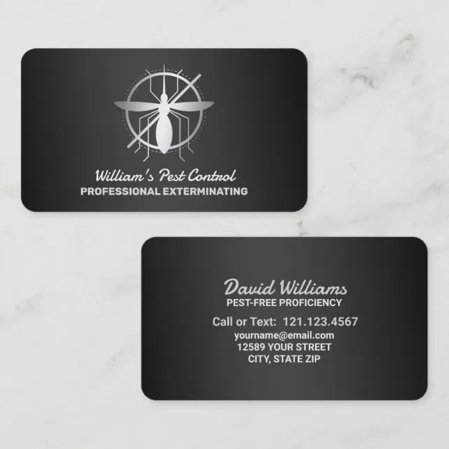Pest Control Business Card | Zazzle