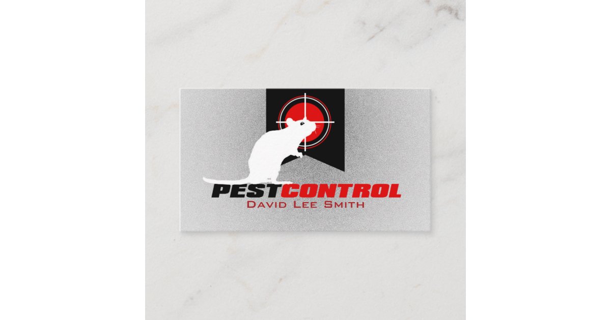 Pest control business card | Zazzle