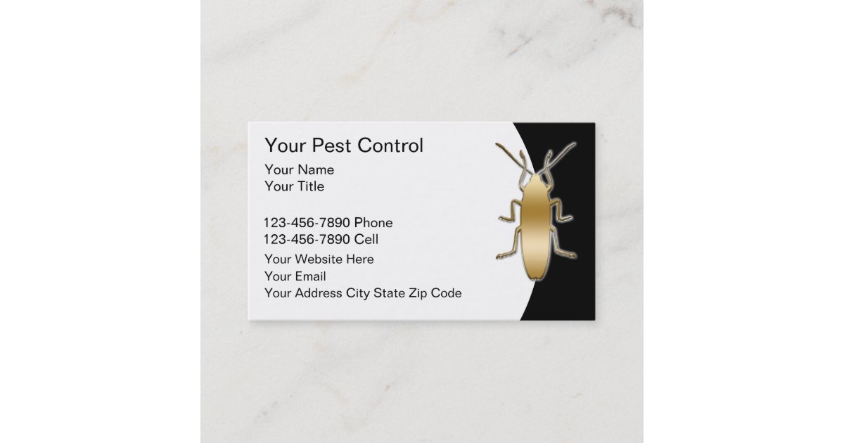 Pest Control Business Cards | Zazzle