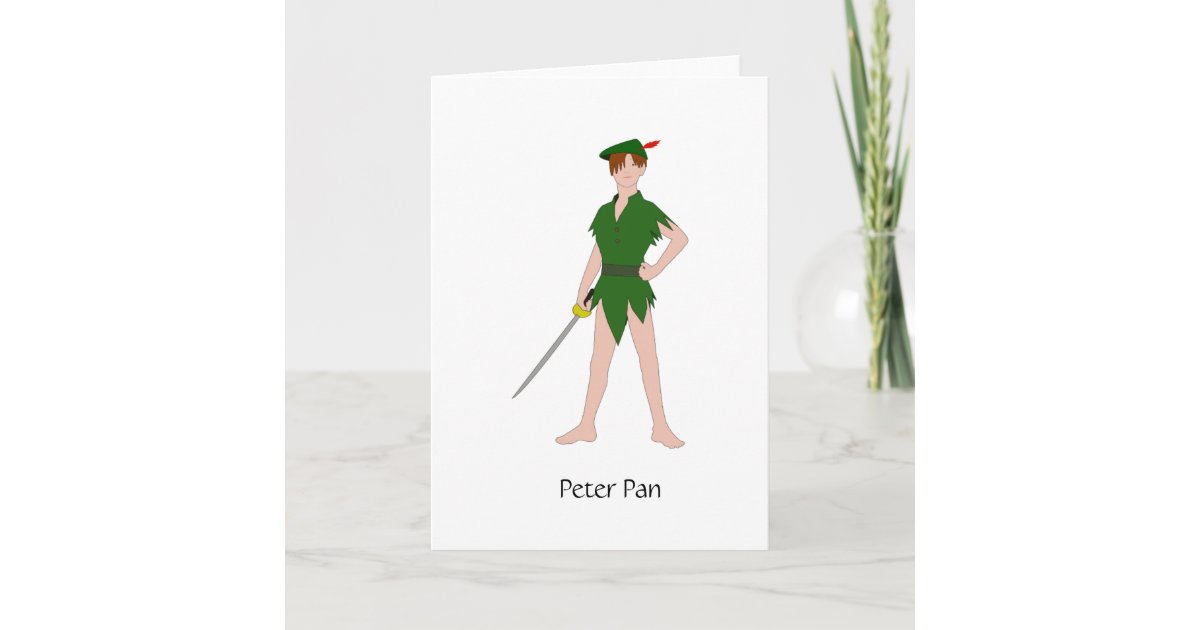 Peter Pan Card | Zazzle