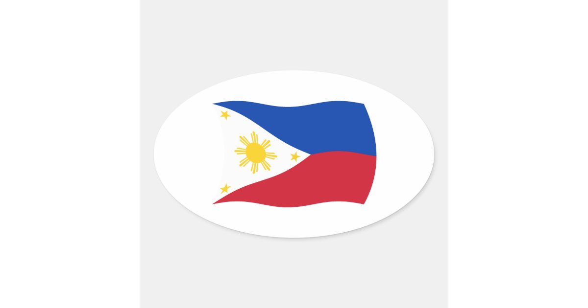 Philippines Flag Sticker | Zazzle