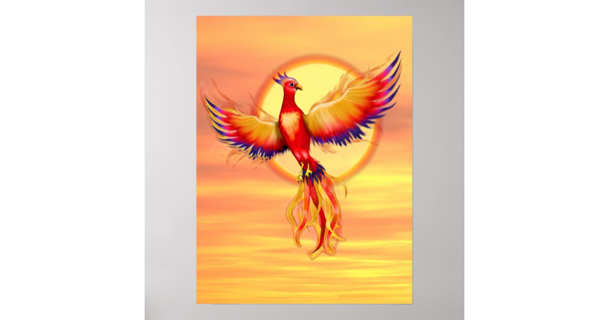 Phoenix Rising Poster | Zazzle