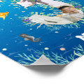 Photo Collage Big 3rd Birthday Under The Sea Poster | Zazzle