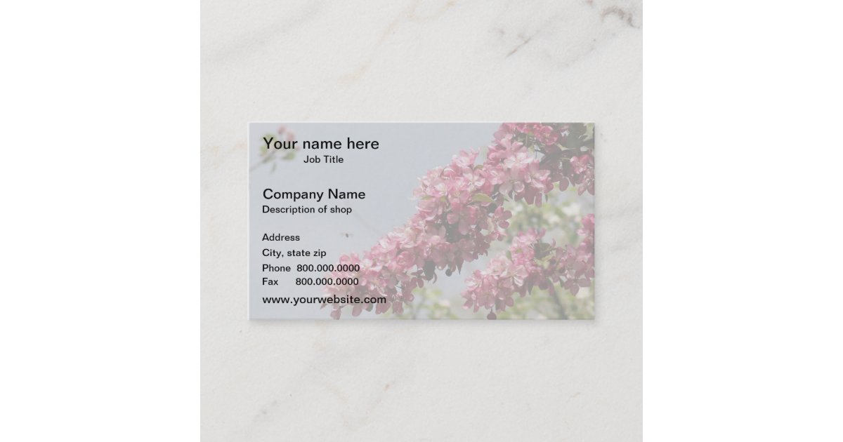 Photo Watermark Background template Business Card | Zazzle