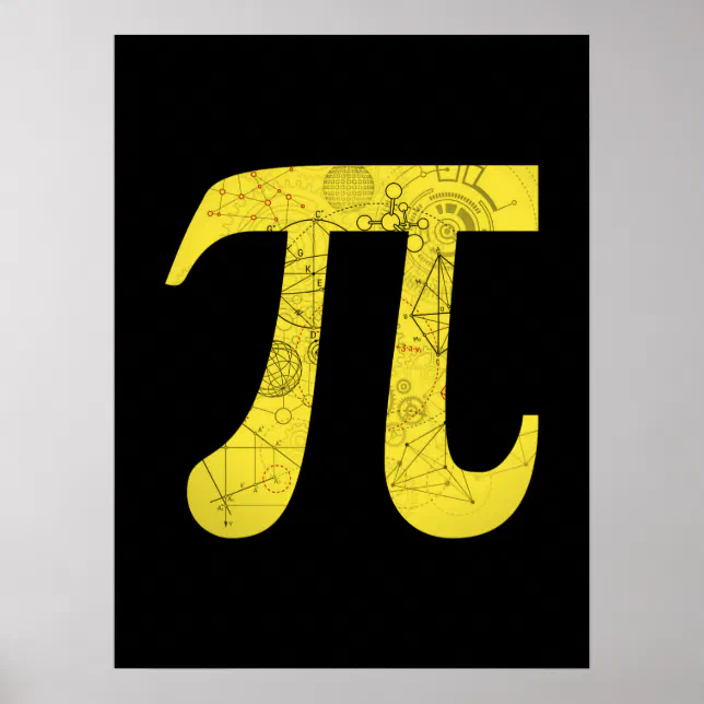 Pi - Math Symbols Poster | Zazzle